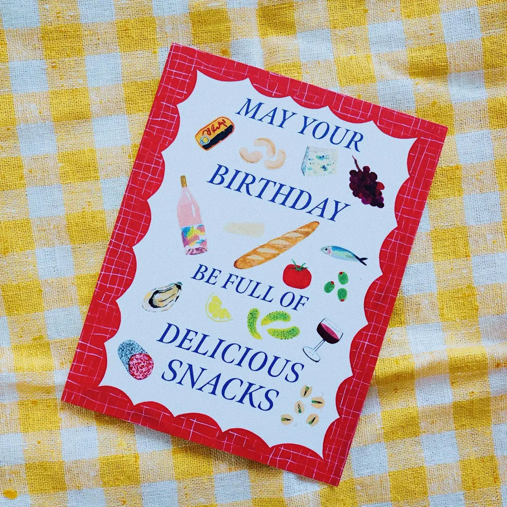 Delicious Snacks Birthday Card – Lineage