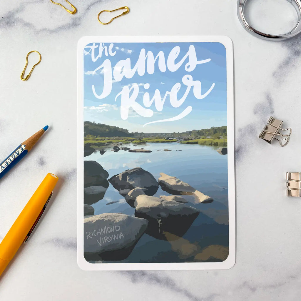 Postcard- James River – Lineage