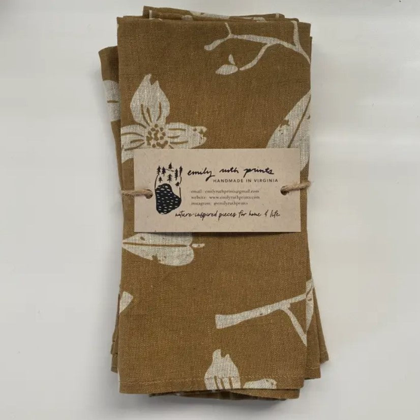 Emily Ruth Linen Napkins, Set of 2 – Lineage