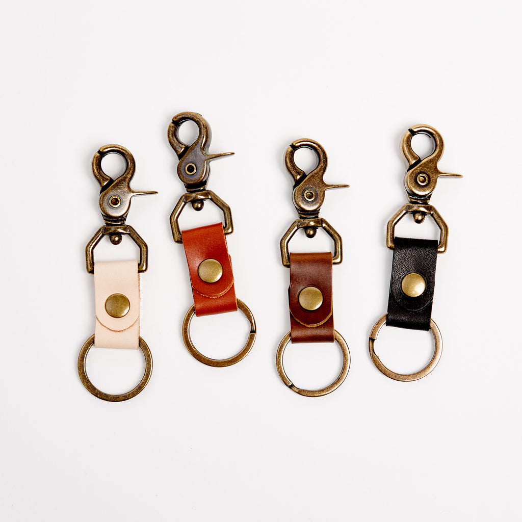 Leather Key Clip – Lineage