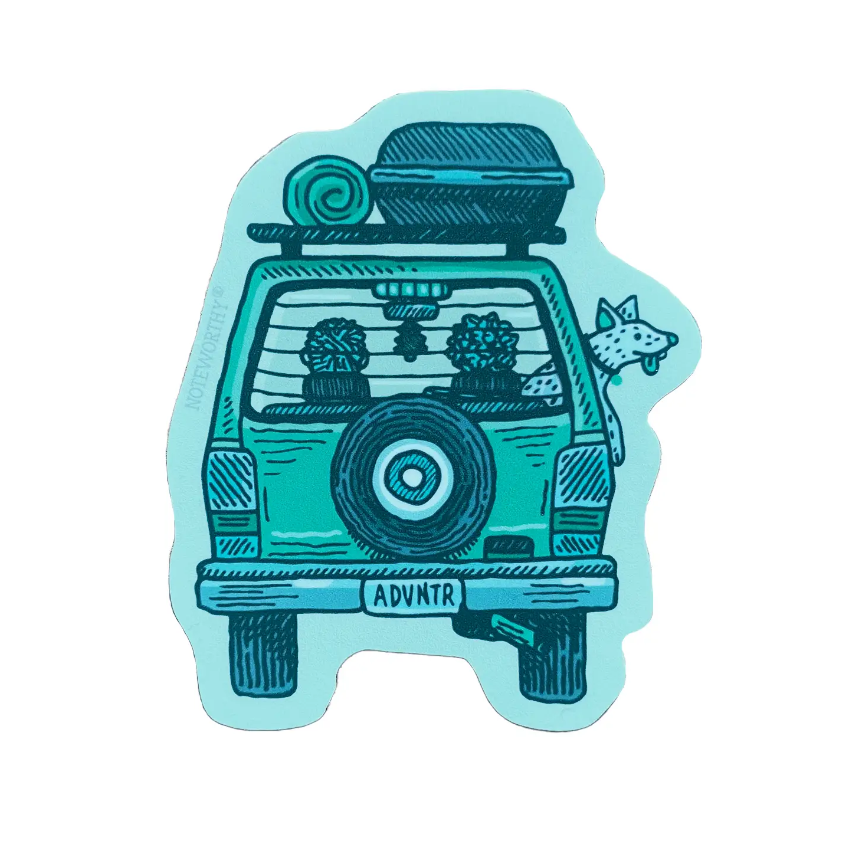 Adventure Wagon Sticker – Lineage